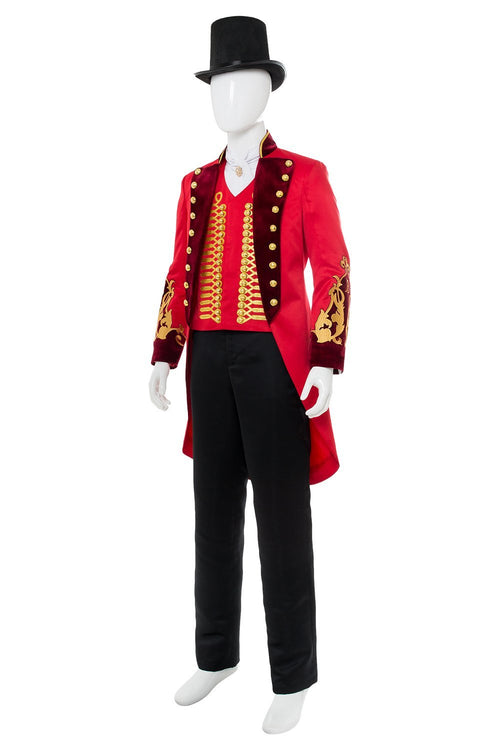 The Greatest Showman P.T. Barnum Red Suit Cosplay Costume – cosplayfeel