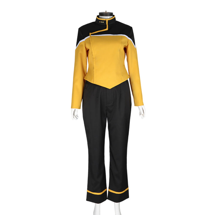 ST Lower Decks Operations Uniform Gold Female – cosplayfeel