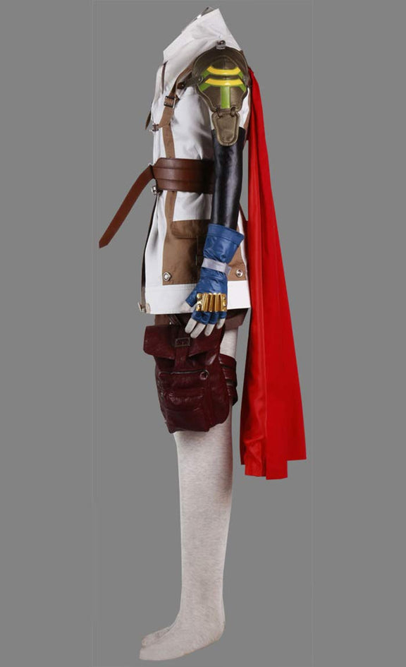 Final Fantasy XIII Lightning Female Uniform Combat Suit Cosplay Costume ...