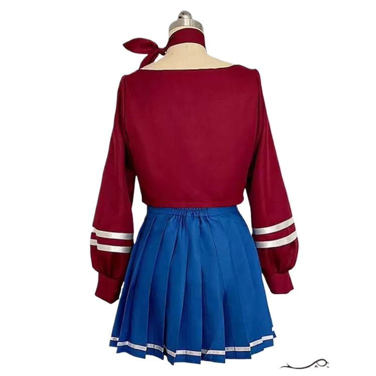 Game MiSide Mita Cosplay Costume Red Edition Uniform – cosplayfeel