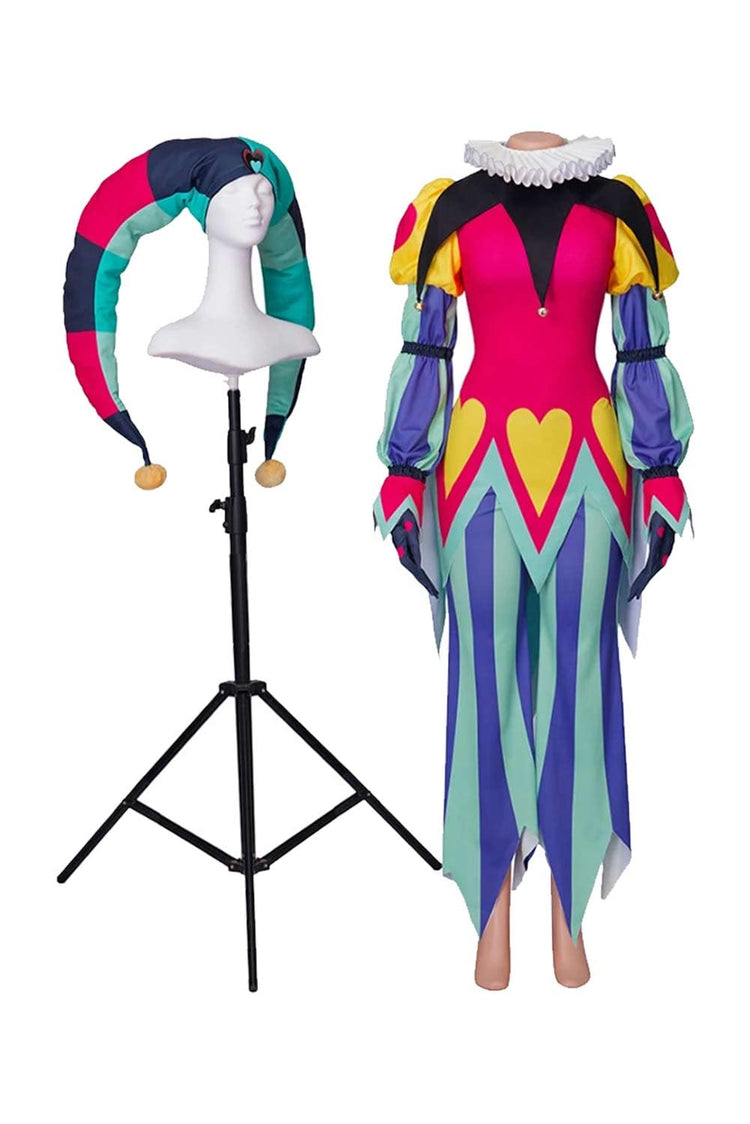 Helluva Boss Fizzarolli Cosplay Clown Costume Full Set for Sale ...